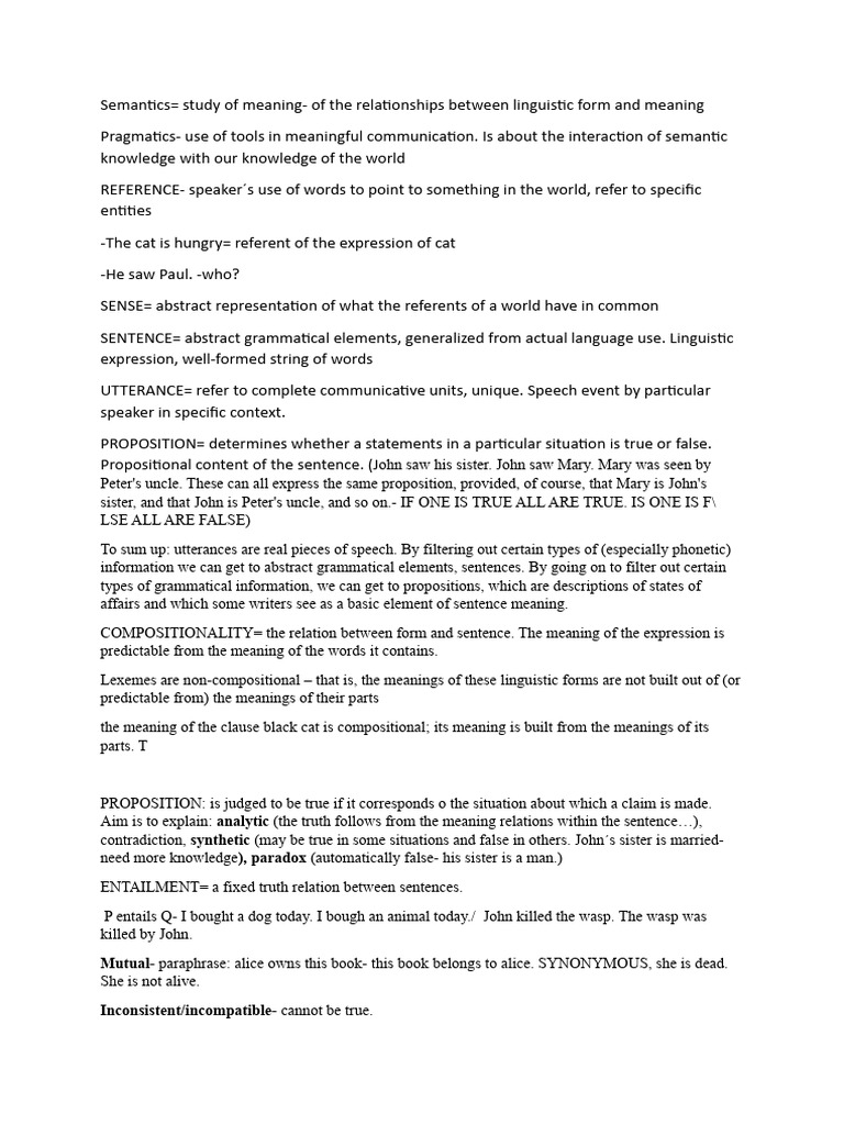 Semantics | Download Free PDF | Semantics | Word Semantics | Download Free PDF | Semantics | Word