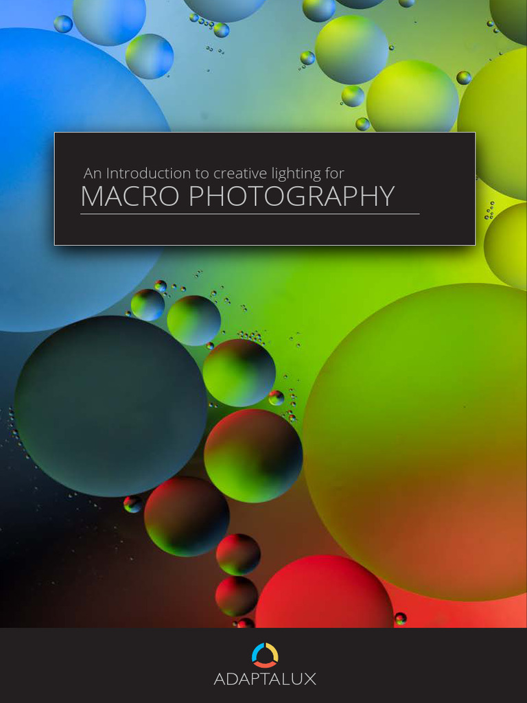 Adaptalux-Macro-Photography-Lighting-Introduction-2023 | PDF | Camera ...