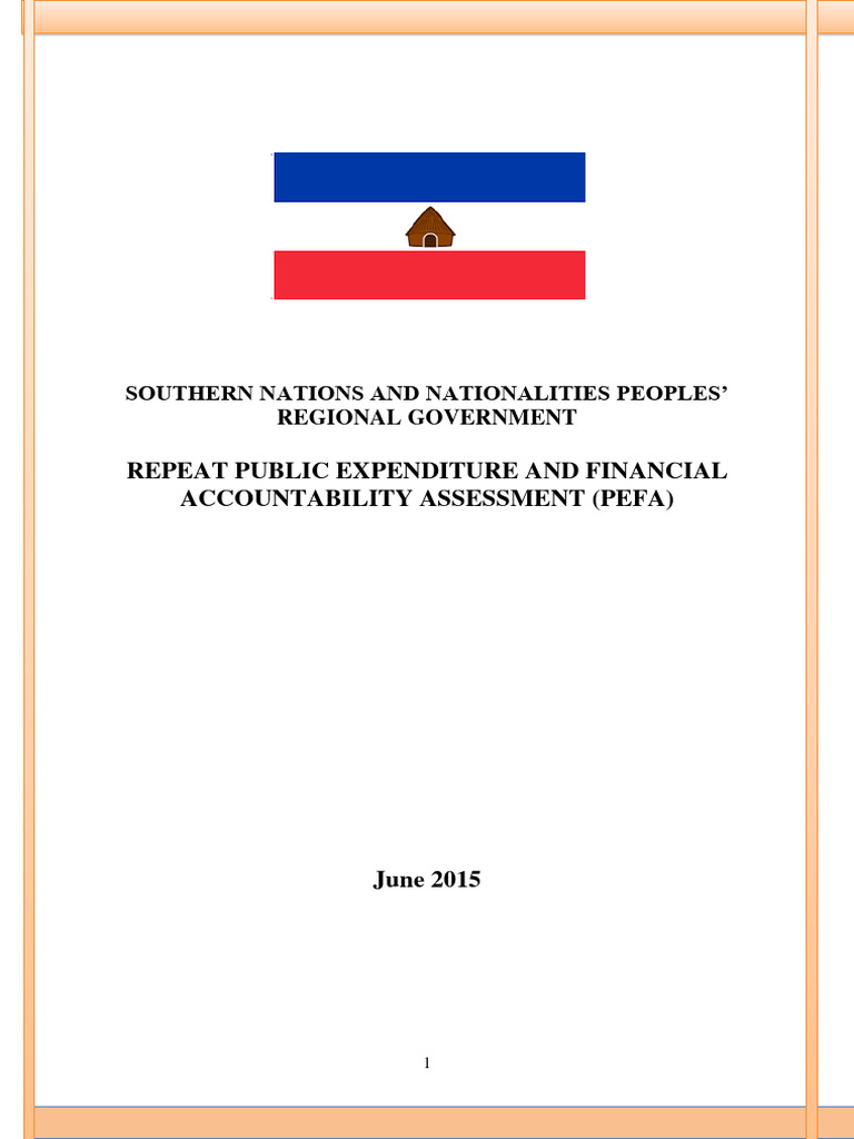 Et SNNPR Region Jun15 PFMPR SN Public | PDF | Budget | Taxes