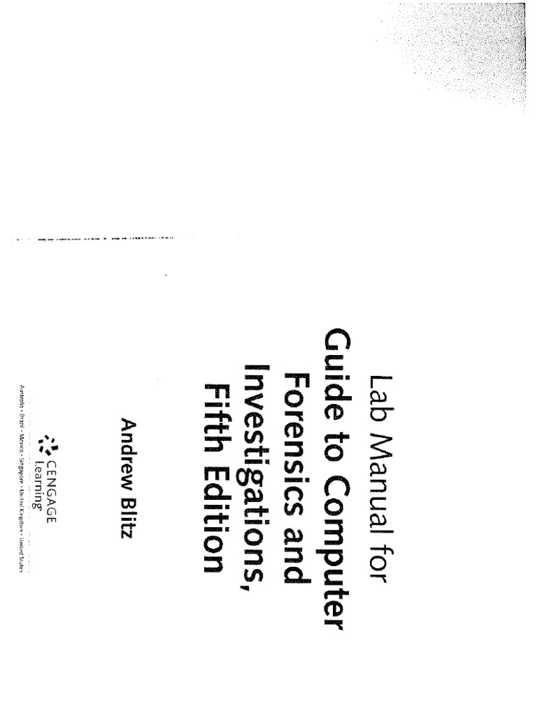 Forensics Lab Manual | PDF