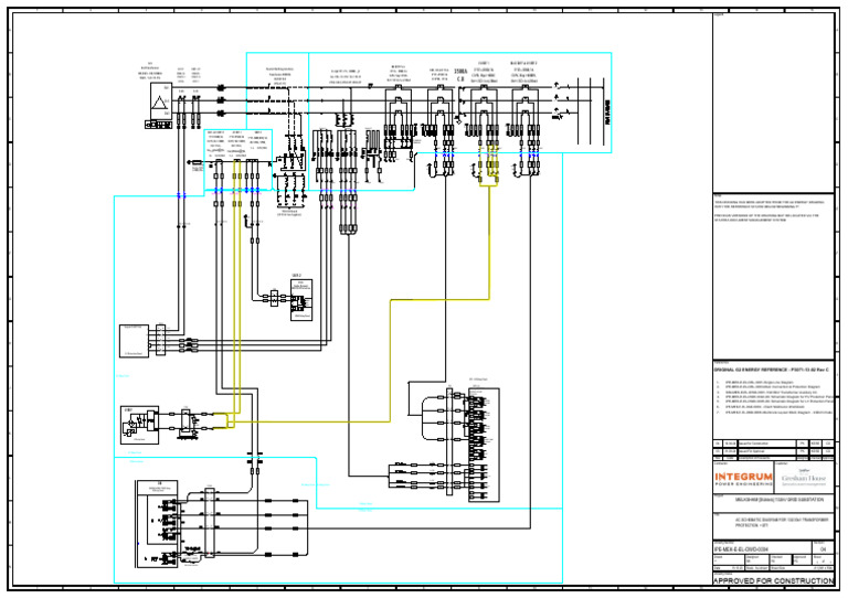 AC Schematic Diagram For 13233kV Transformer Protection+GT1 | PDF ...