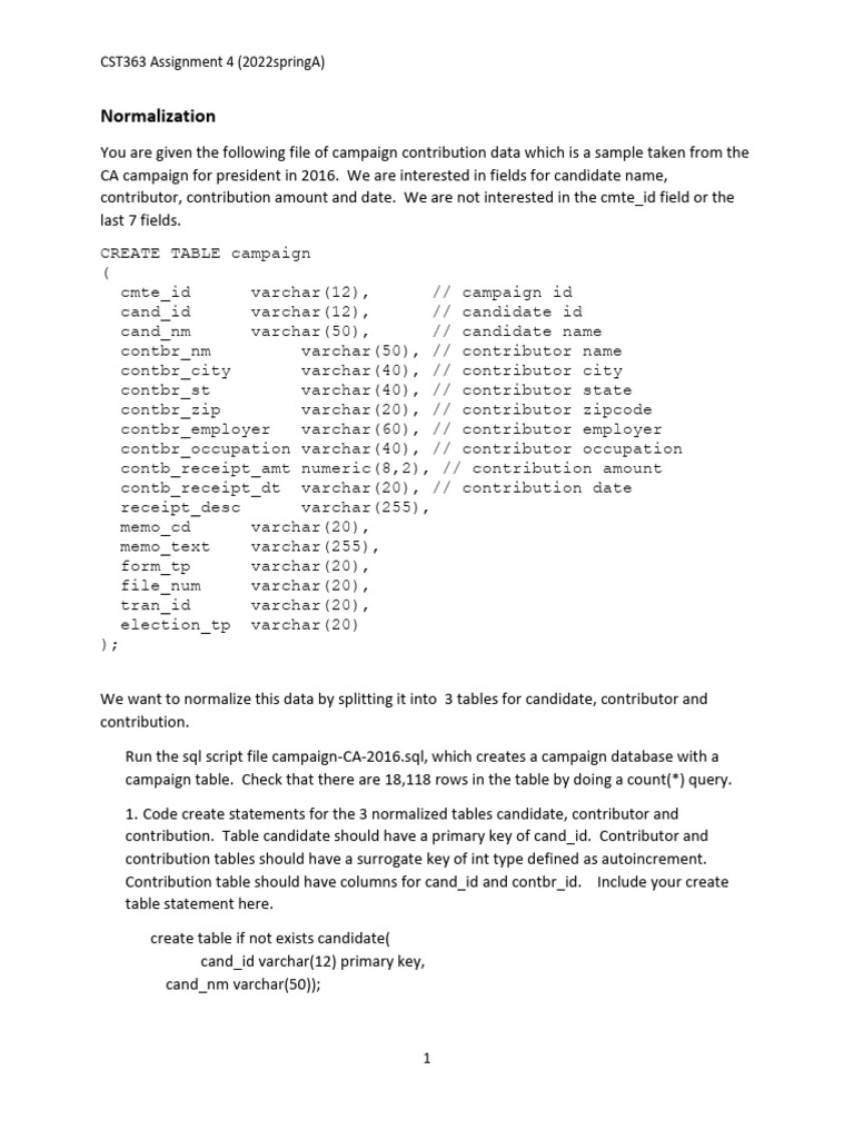 Assignment 4 Broussard Download Free Pdf Database Index Table Database 