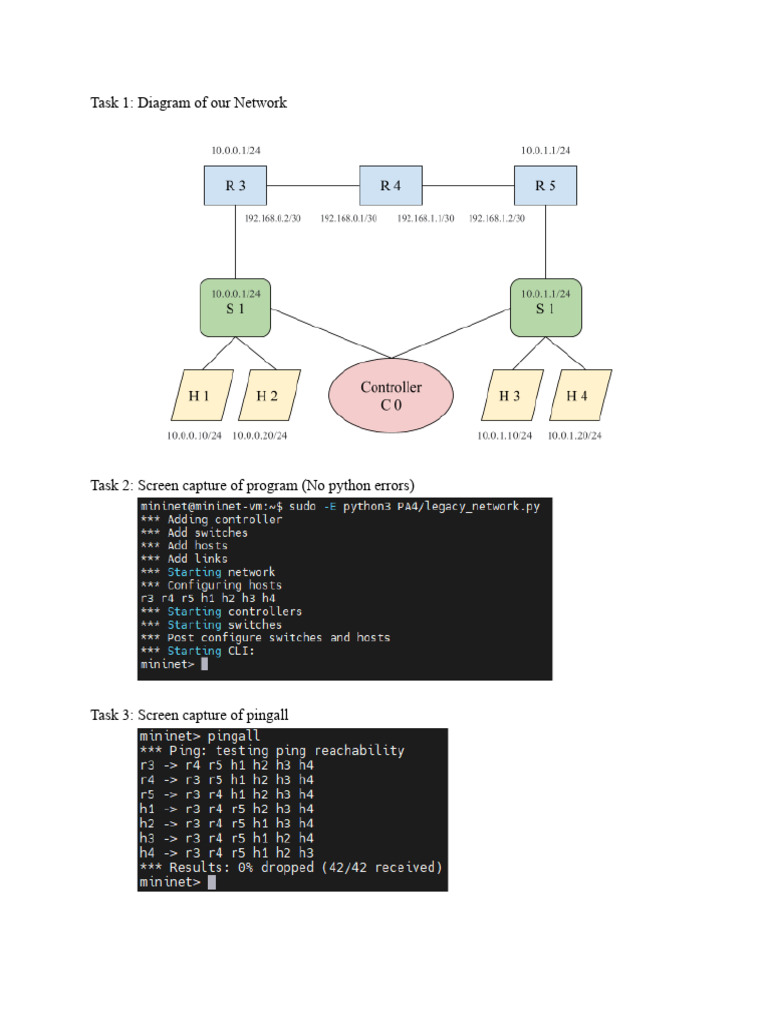 Programming Assignment 4 Pdf Router Computing Ip Address