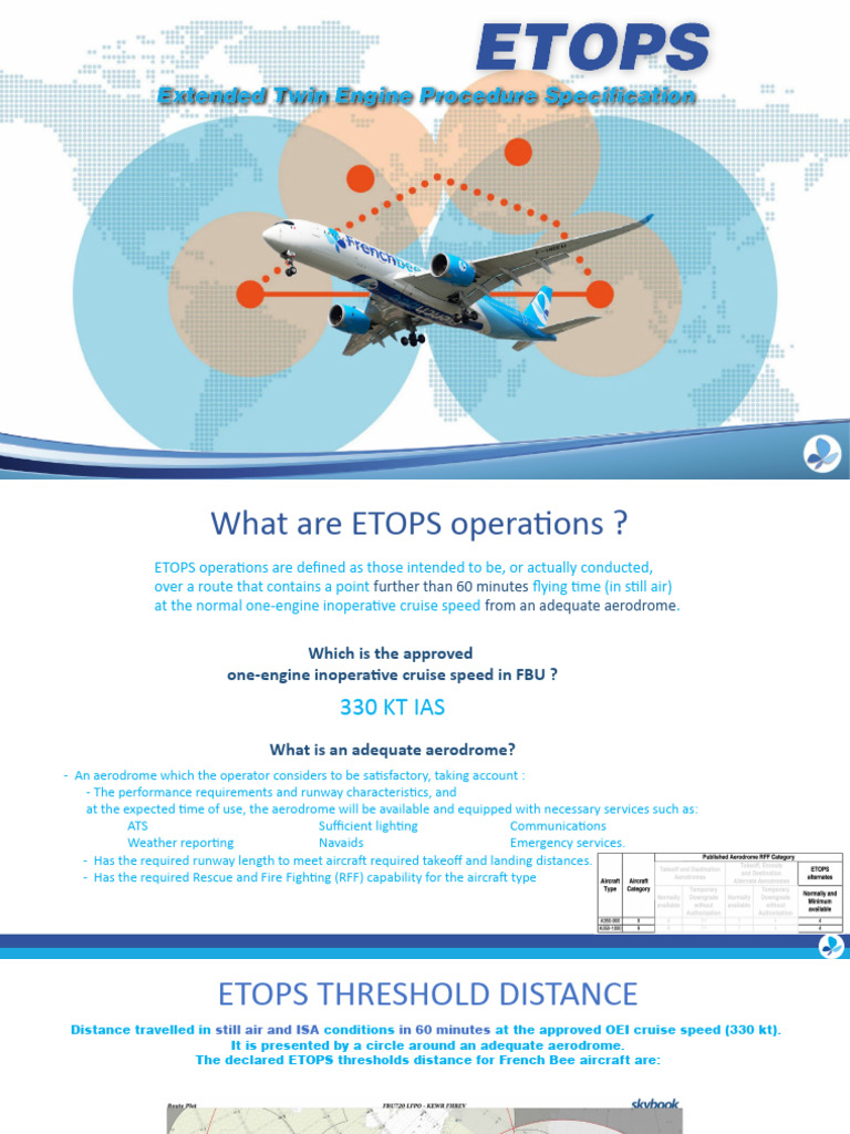 Etops v1 | PDF | Turbine Engine Failure | Runway