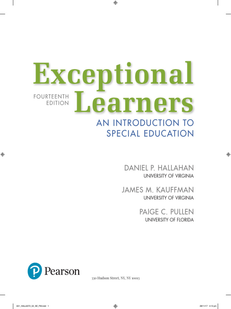 Exceptional Learners: An Introduction To Special Education | PDF | Teachers | Learning