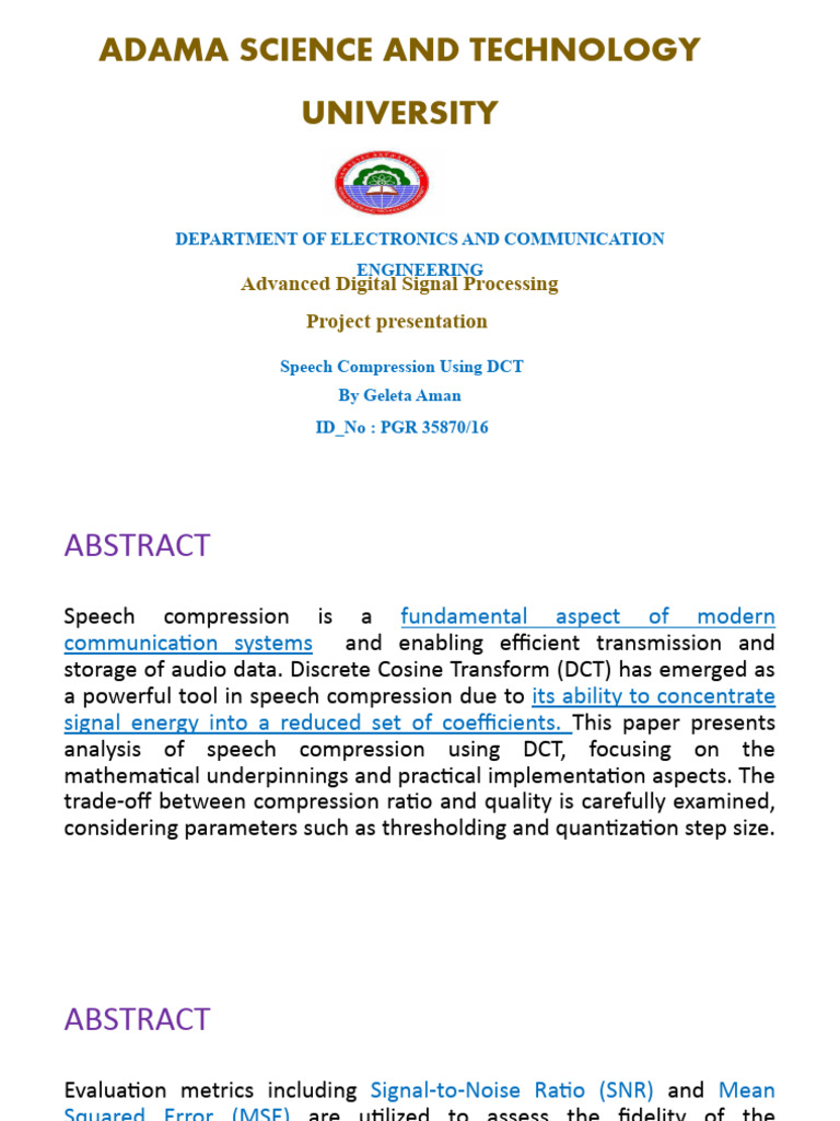 dct | PDF | Data Compression | Signal To Noise Ratio