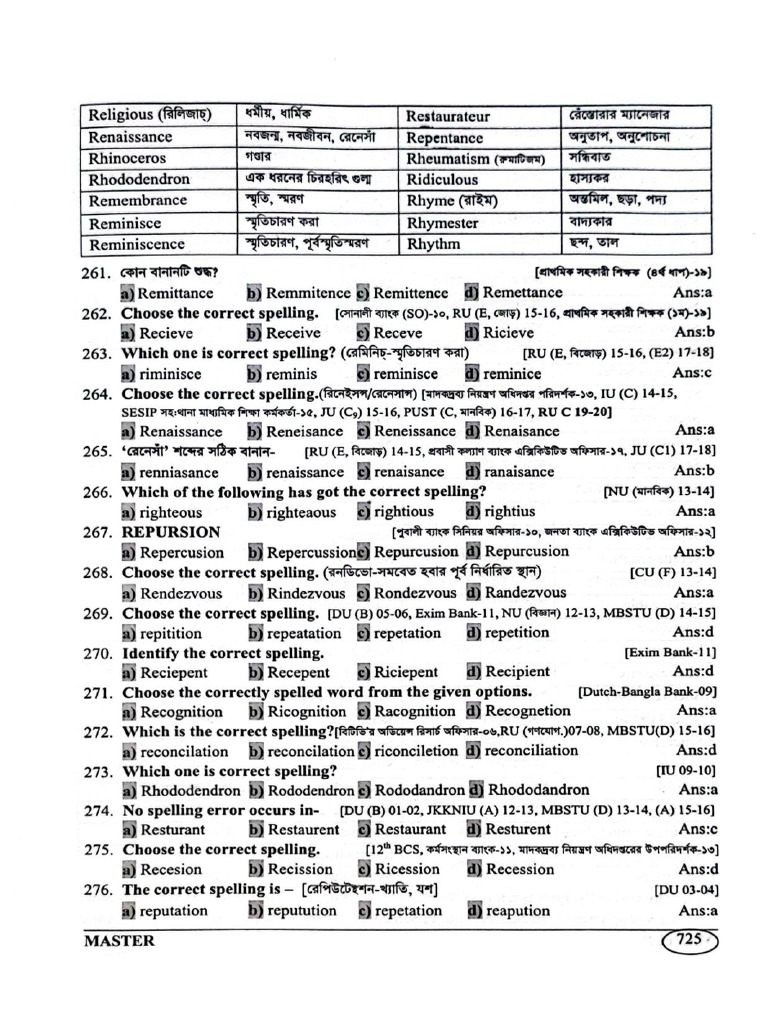 Correct Spelling - Part 2-662537adcd653 | PDF