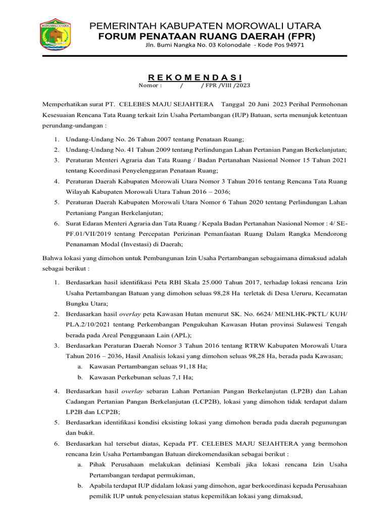 PKKPR Pt. CMS Print | PDF