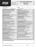 5 Point Safety System Checklist | PDF