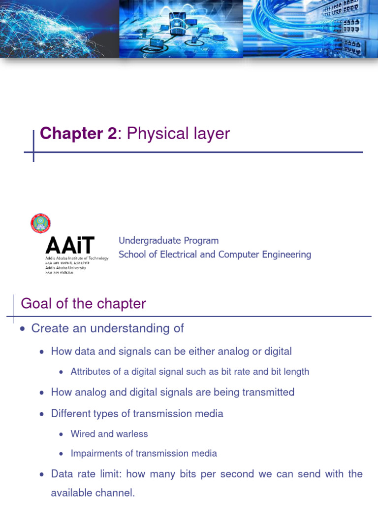 Chapter-2-Physical layer | Download Free PDF | Modulation | Transmission Medium