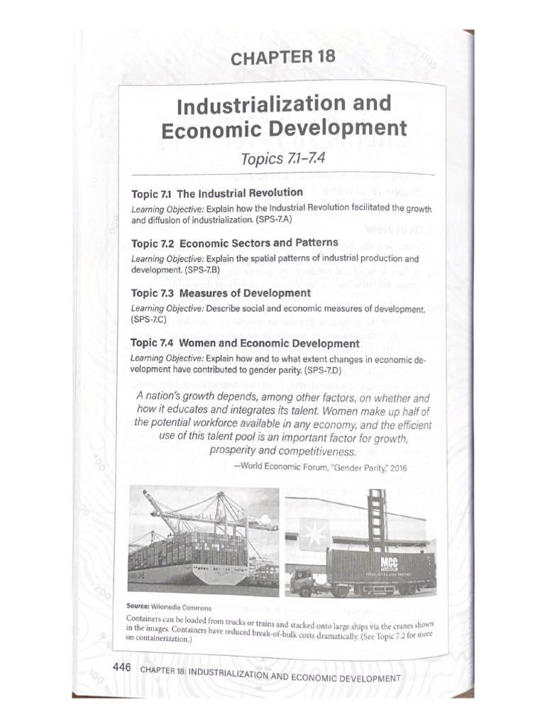 AMSCO Chapter 18 - Industrialization and Economic Development | PDF