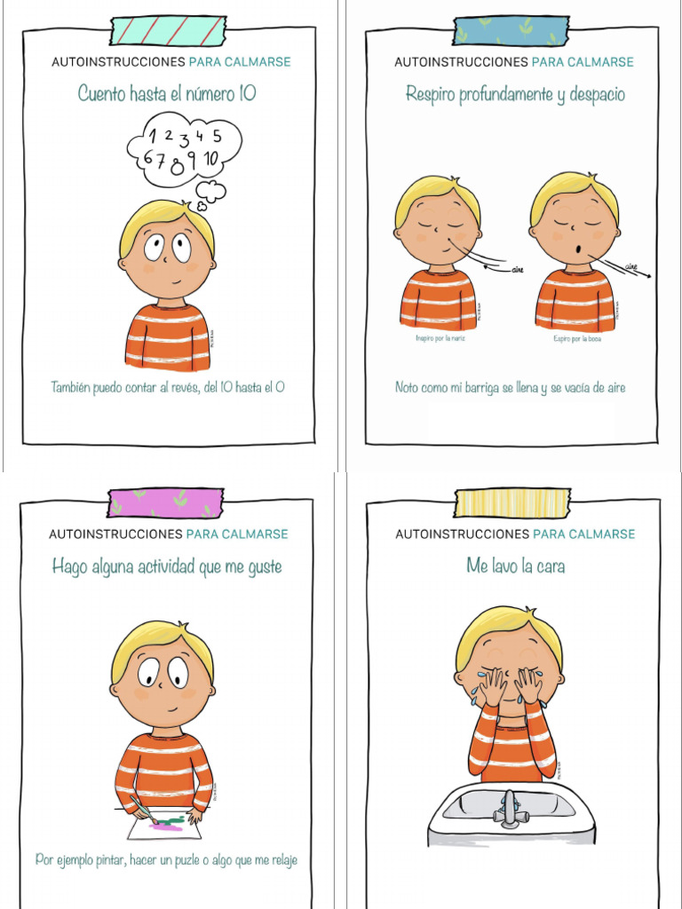 Cartas de Tecnicas para Volver A La Calma | PDF