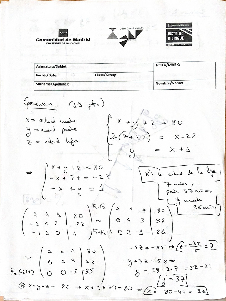 Examen Temas 4,5 6 y Parte Del 7 Corregido Curso 23-24 | PDF