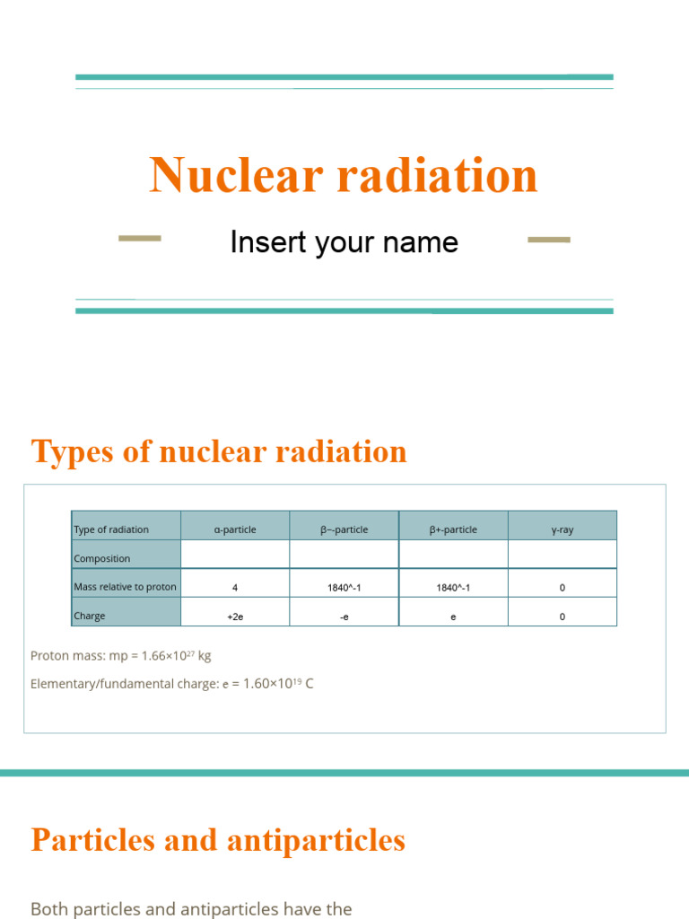 Radiation Nucleare | PDF | Quark | Hadron