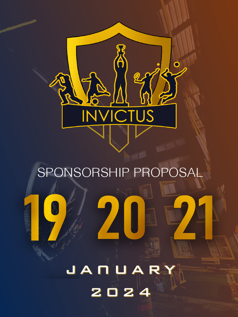 Invictus Sponsorship Proposal | Download Free PDF | Promotion ...