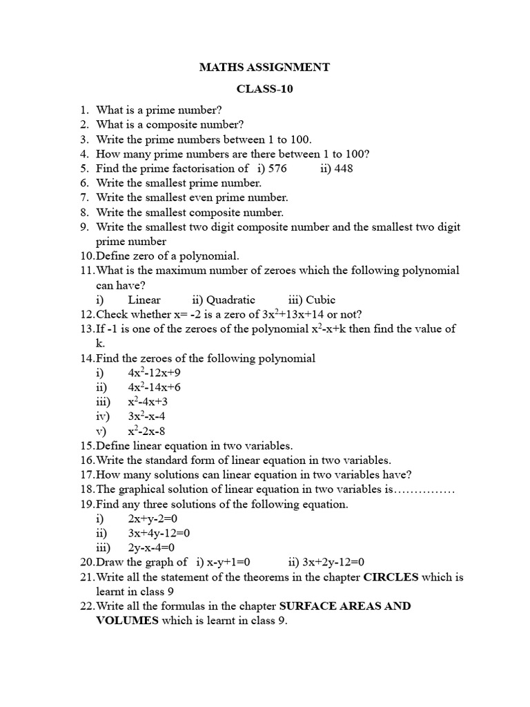 10 Maths | PDF | Teaching Methods & Materials