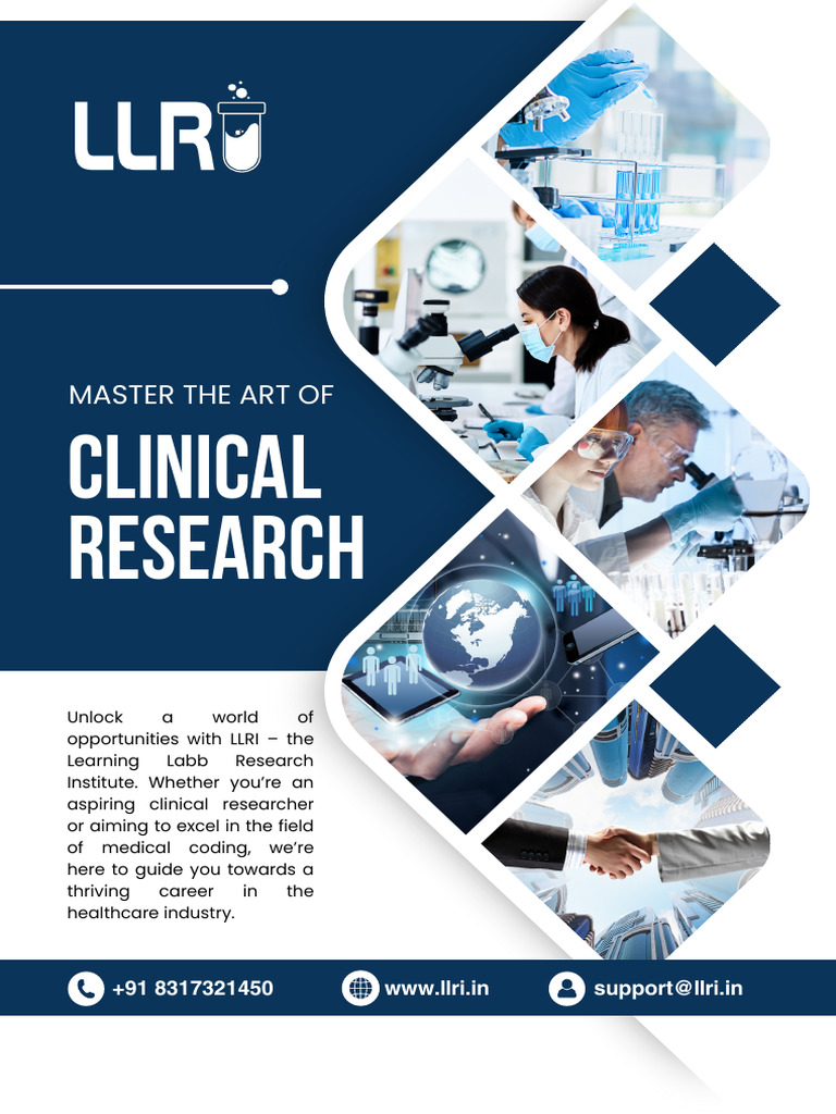 Clinical Research Brochure-LLRI | PDF | Clinical Trial | Communication