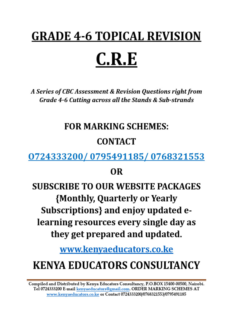 CBC Cre (g4-6) Topical Topical Revision | PDF | Jesus | John The Baptist