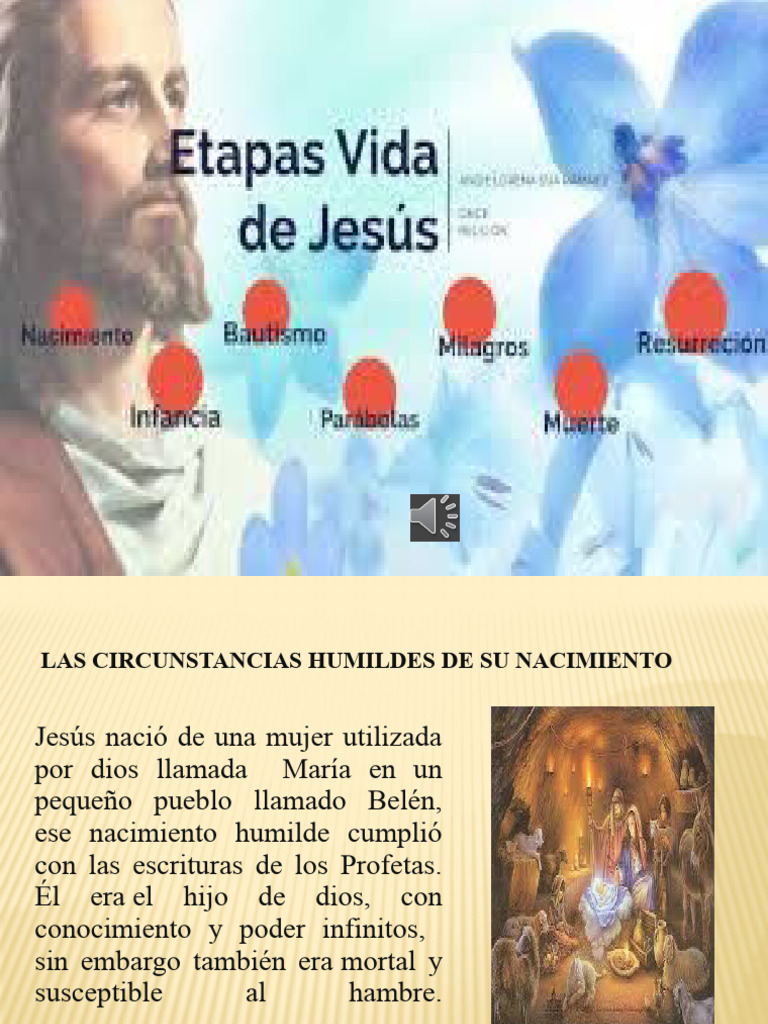 Etapas de La Vida de Jesus | PDF | Jesús | Bautismo