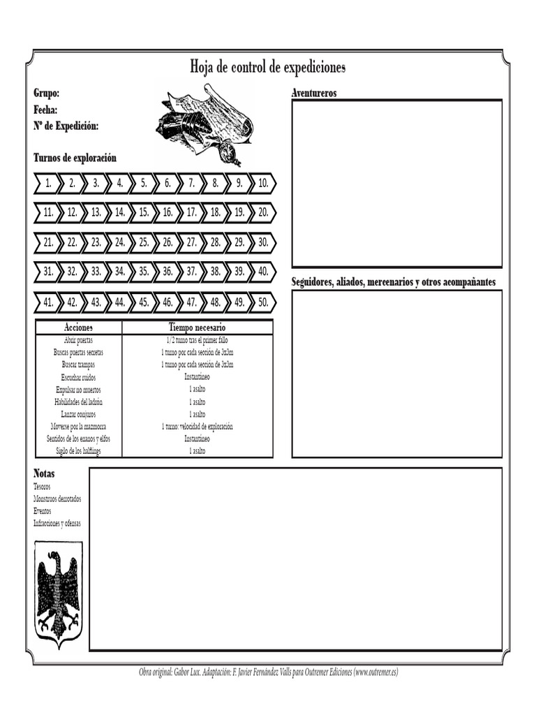 Hoja de Control de Expediciones | PDF