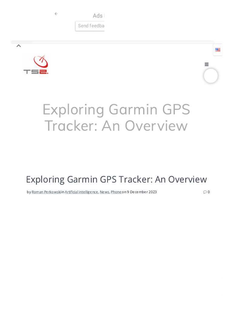 Exploring Garmin GPS Tracker - An Overview | PDF | Global Positioning ...