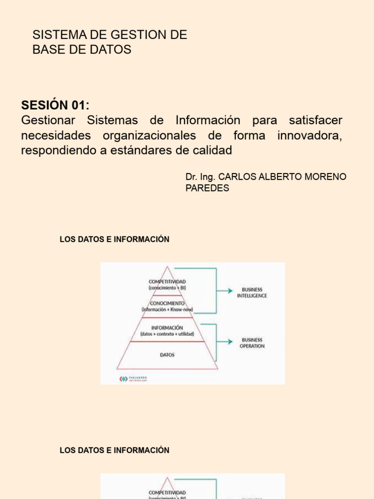 Sesion 01 - Introduccion | Descargar gratis PDF | Bases de datos | Servidor SQL de Microsoft