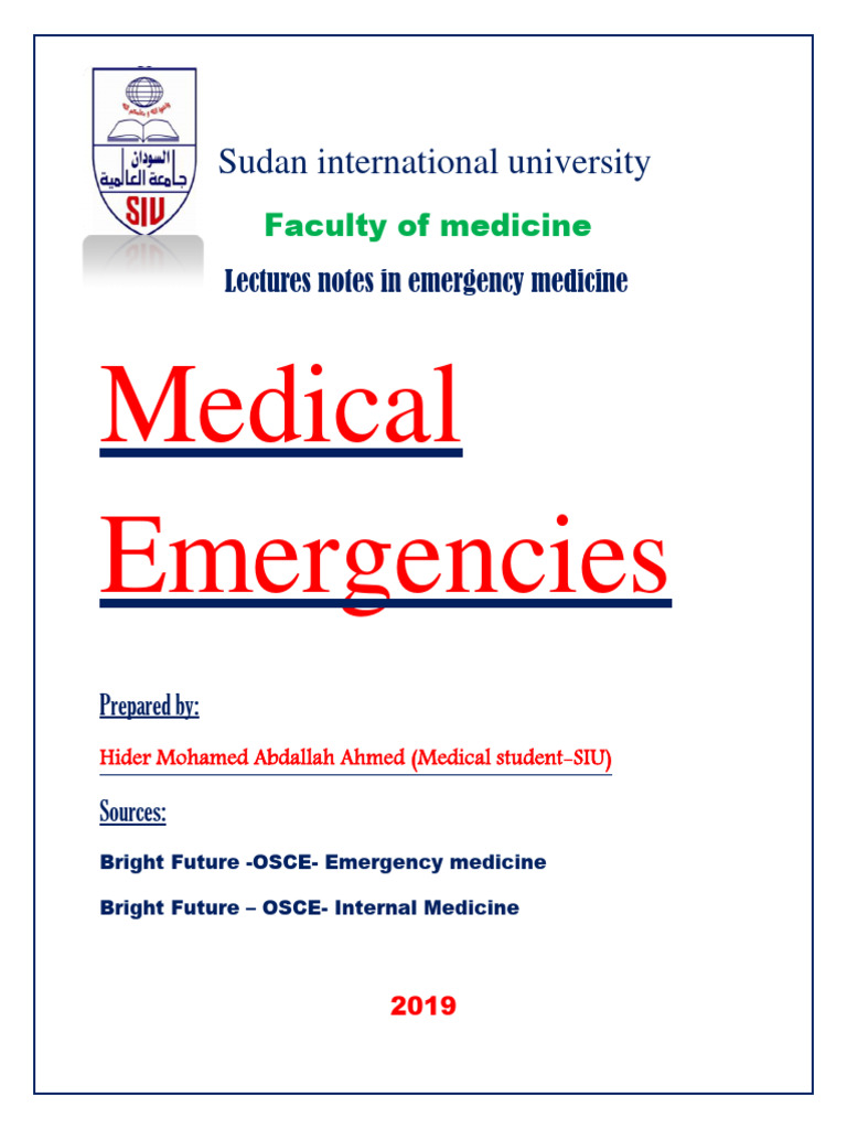1 Emergency Medicine Medical Emergencies 2019 | PDF | Hypoglycemia | Heart