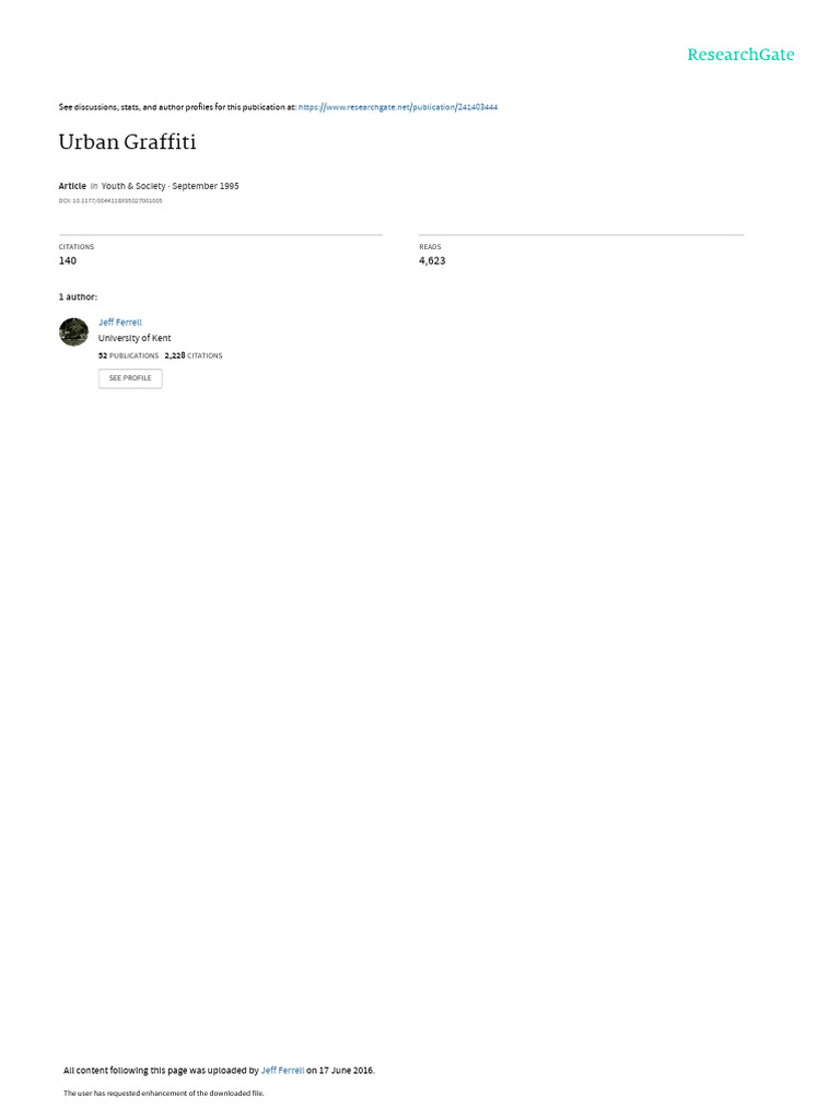 Urban - Graffitisdf SDFSDFSDF | PDF | Graffiti