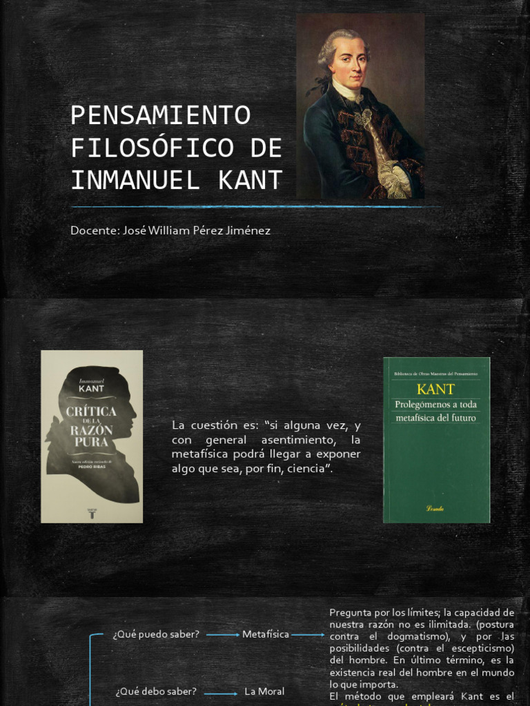 PPT Kant-v1 | PDF | Immanuel Kant | A priori y a posteriori