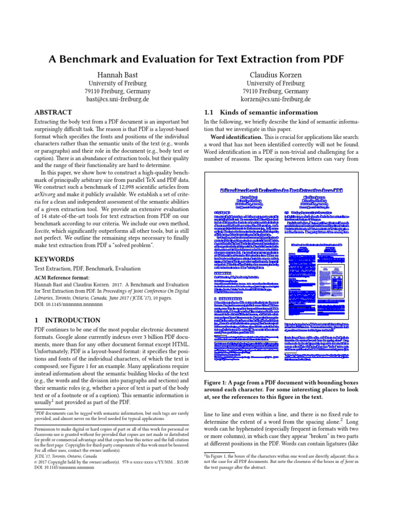 Benchmark | PDF | Te X | Semantics