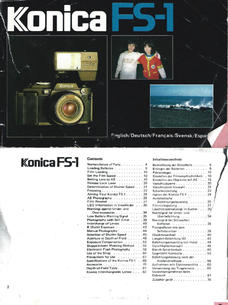 Konica FS1 | PDF