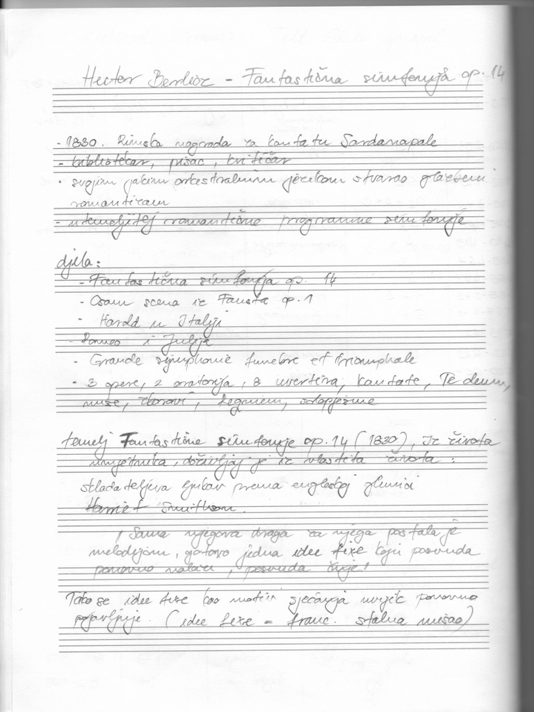 Fantastična Simfonija | PDF