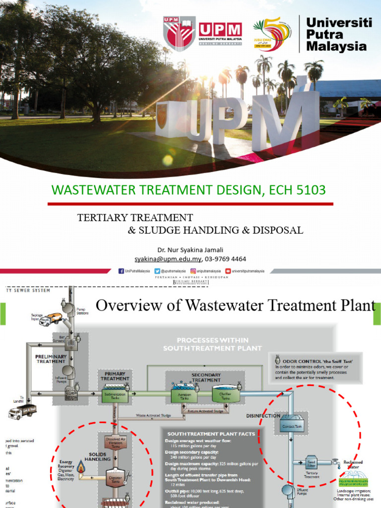 6 - Sludge treatment-NSJ | PDF | Sewage Treatment | Anaerobic Digestion