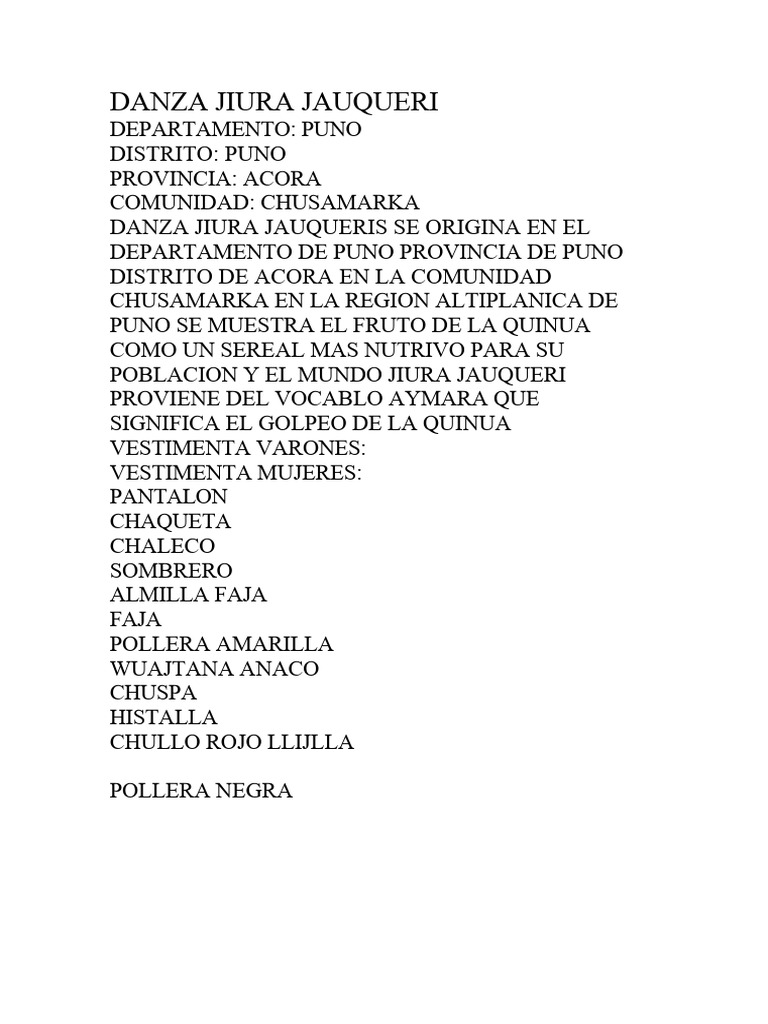 Danza 1 | PDF | Bailes