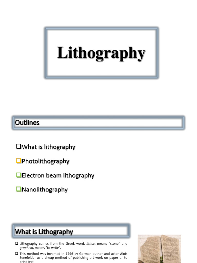 Lithography 2 | PDF | Photolithography | Materials