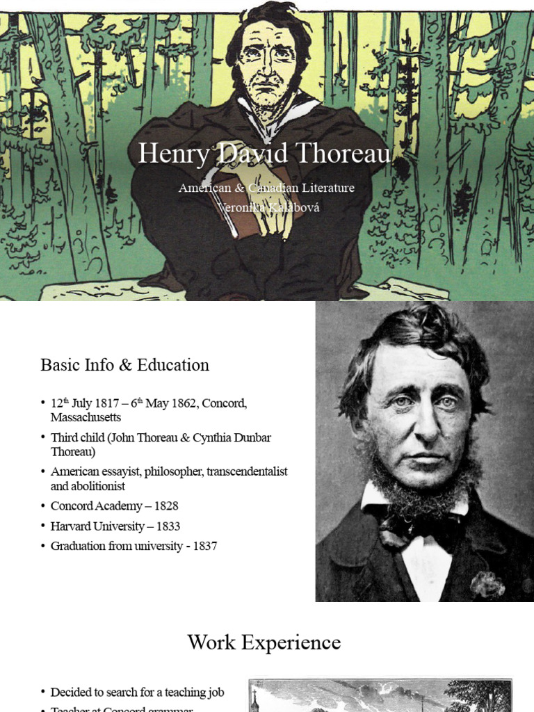 Henry David Thoreau ppt | Download Free PDF | Henry David Thoreau ... Henry David Thoreau ppt | Download Free PDF | Henry David Thoreau ...