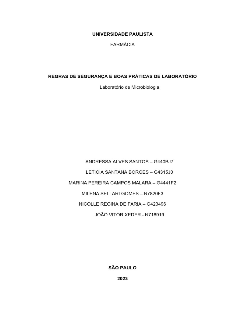 Aps 4 Semestre PDF Laborat rios Qu mica