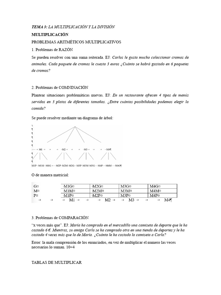 Multiplicación y División Simplificadas | PDF | División (Matemáticas ...