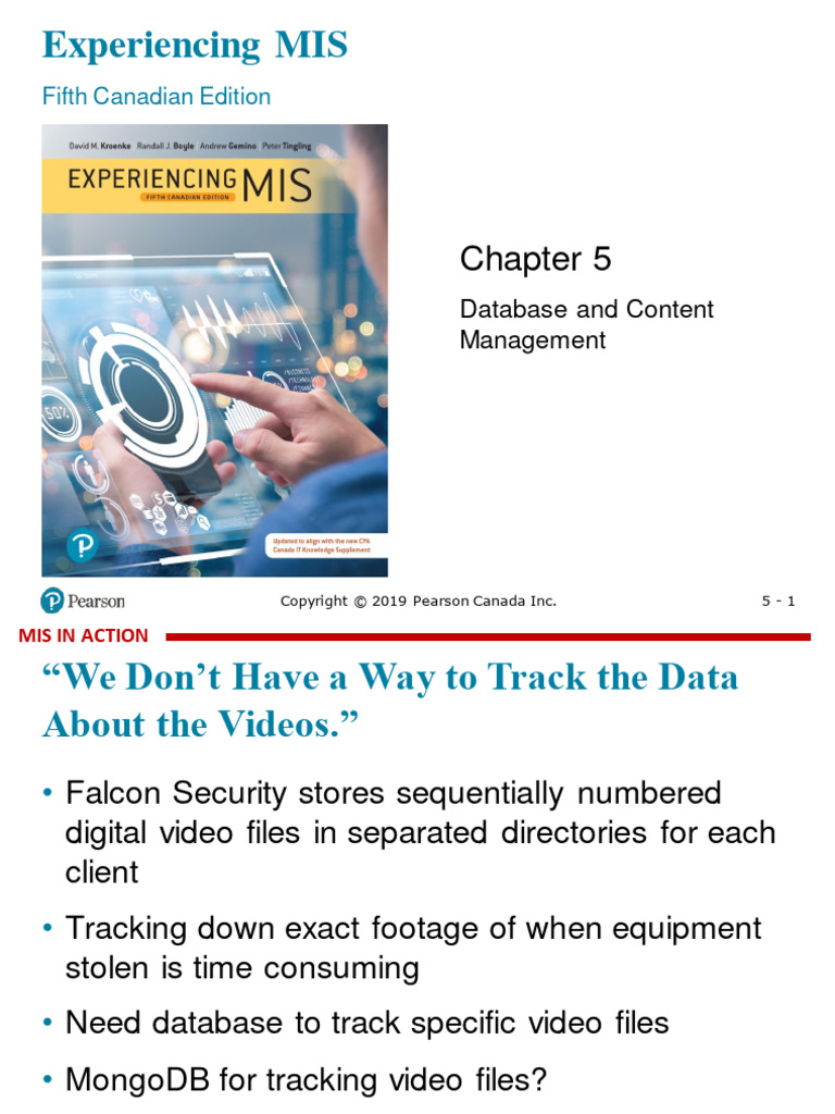 Kroenke Mis5e PPT ch05 | PDF | Databases | Relational Database