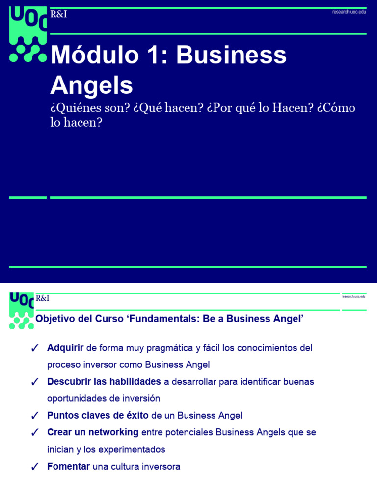 Módulo 1.business Angels | Descargar gratis PDF | Inversor de Angeles ...