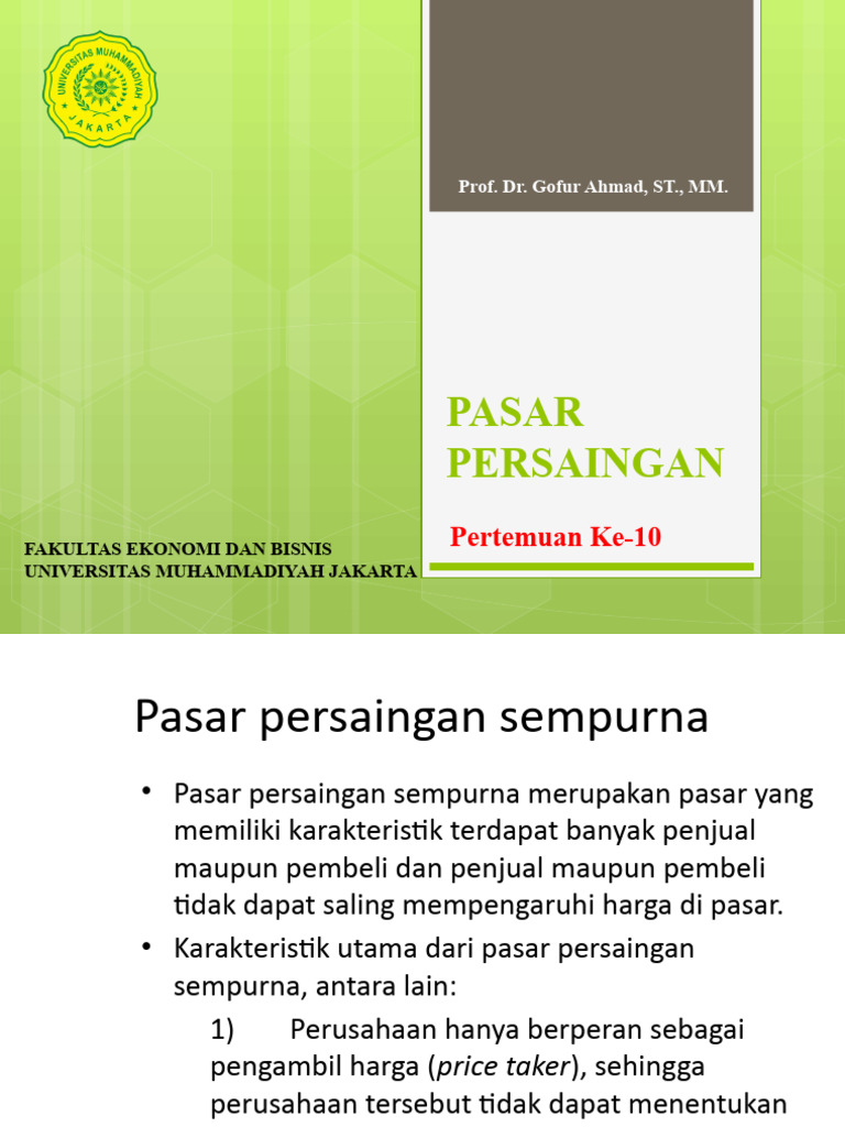 10 Pertemuan Ke-10 | PDF