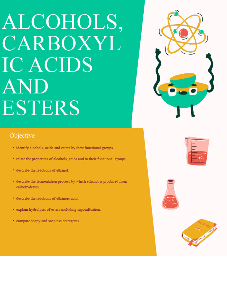 Alcohols,Carboxylic Acids and Esters (2) | Download Free PDF | Ester ...