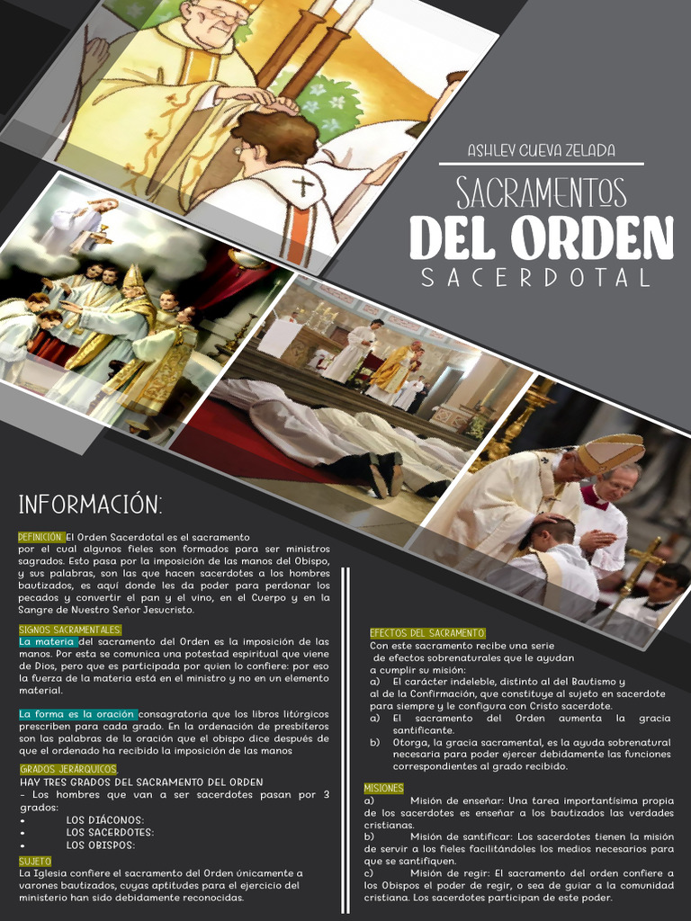 EL SACRAMENTO DEL ORDEN SACERDOTAL | Descargar gratis PDF | Sacerdote ...