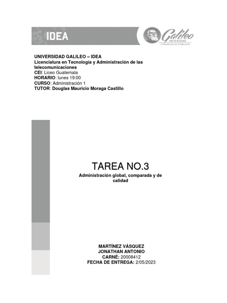 Tarea 3 Admin 1 | PDF | Business | Corporación multinacional