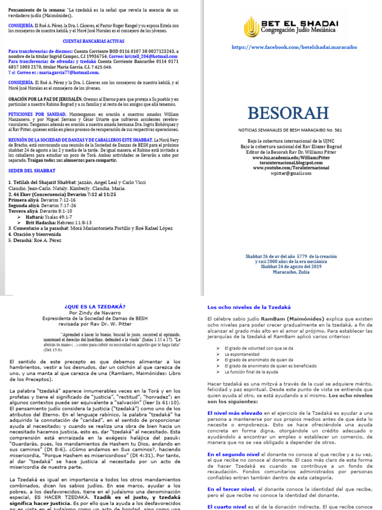 561 BESORAH 24 Agosto 2019 | PDF