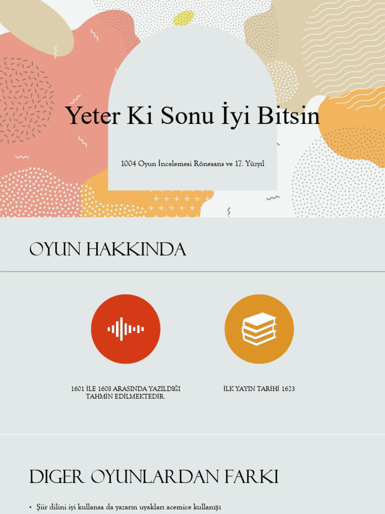 Yeter Ki Sonu Iyi Bitsin | PDF