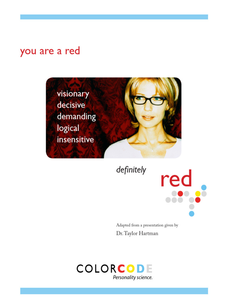 RED Personalities | PDF | Psychology | Behavioural Sciences