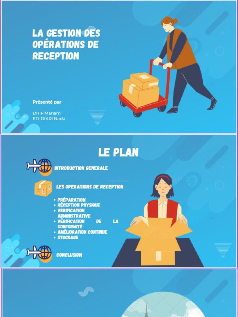 La gestion des opérations de réception | PDF