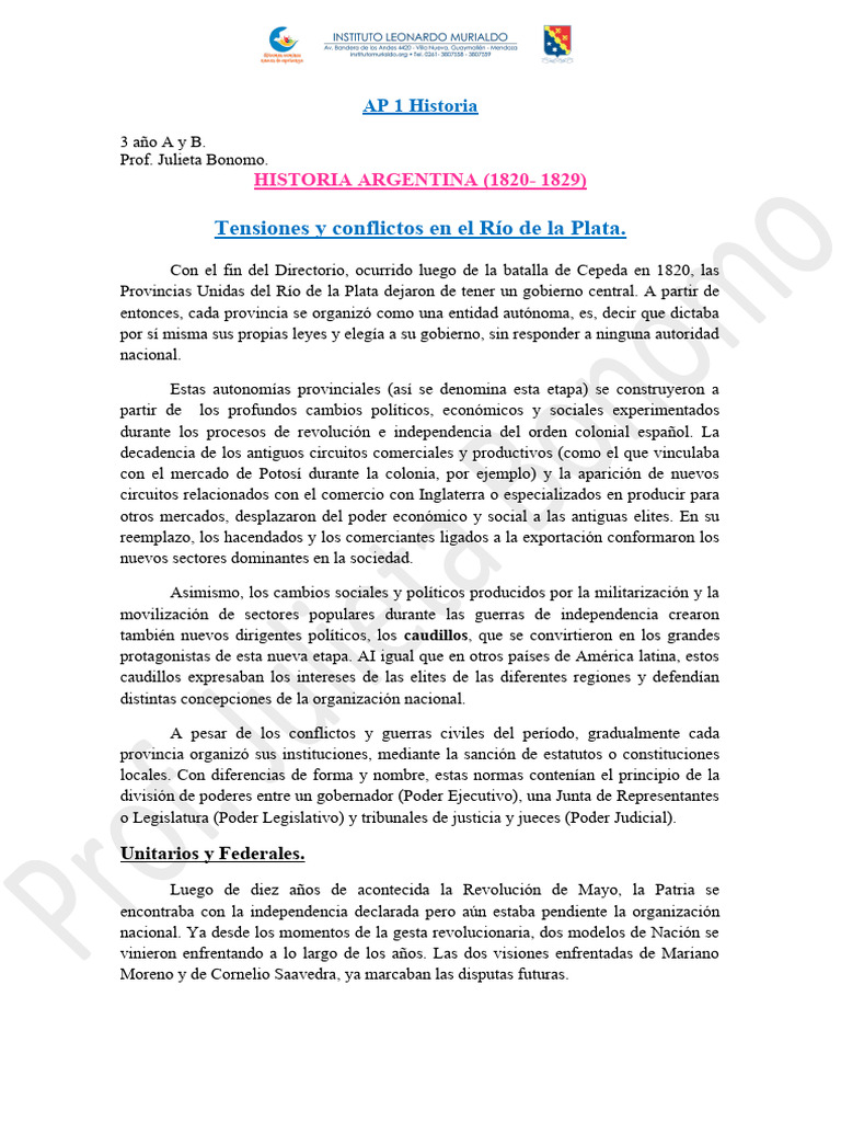 Ap 1 3 2024 | PDF | Buenos Aires | Argentina