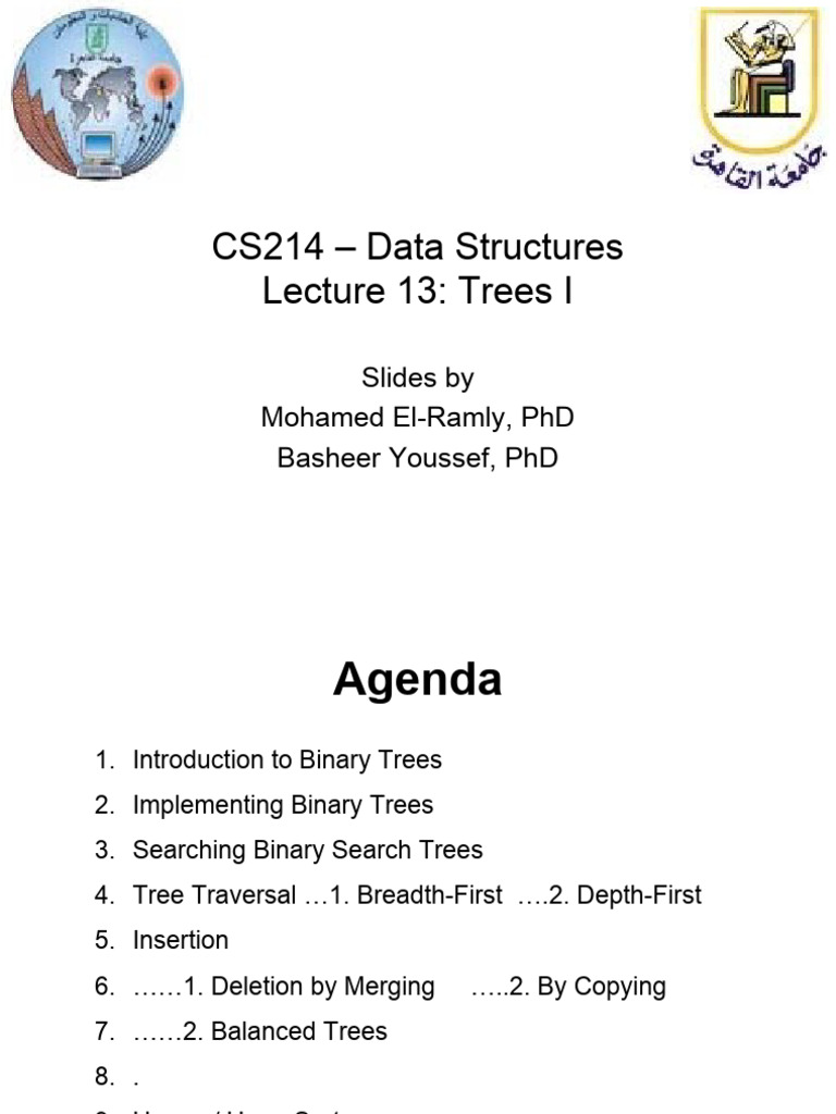 Lec 13 TreesI | Download Free PDF | Algorithms | Algorithms And Data ... Lec 13 TreesI | Download Free PDF | Algorithms | Algorithms And Data ...